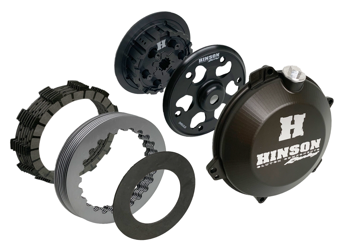Hinson Complete Billetproof Conventional Clutch Kit Husqvarna / Gas Gas / KTM 250cc-350cc 2019 ...