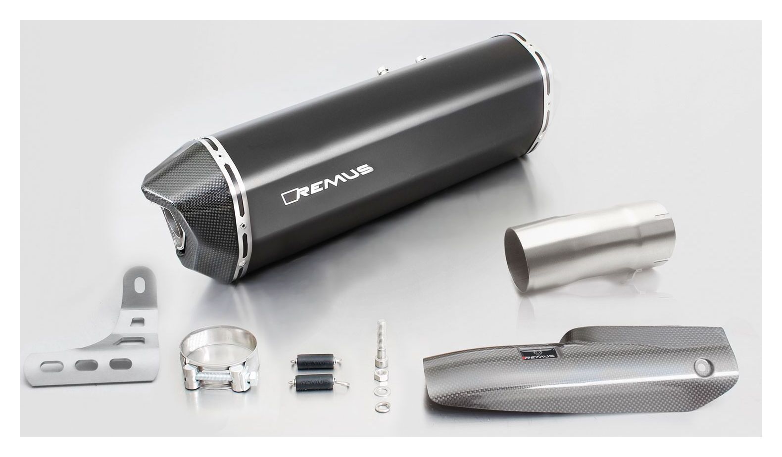 Remus Hexacone Slip-On Exhaust BMW R1200R 2017-2018 - RevZilla