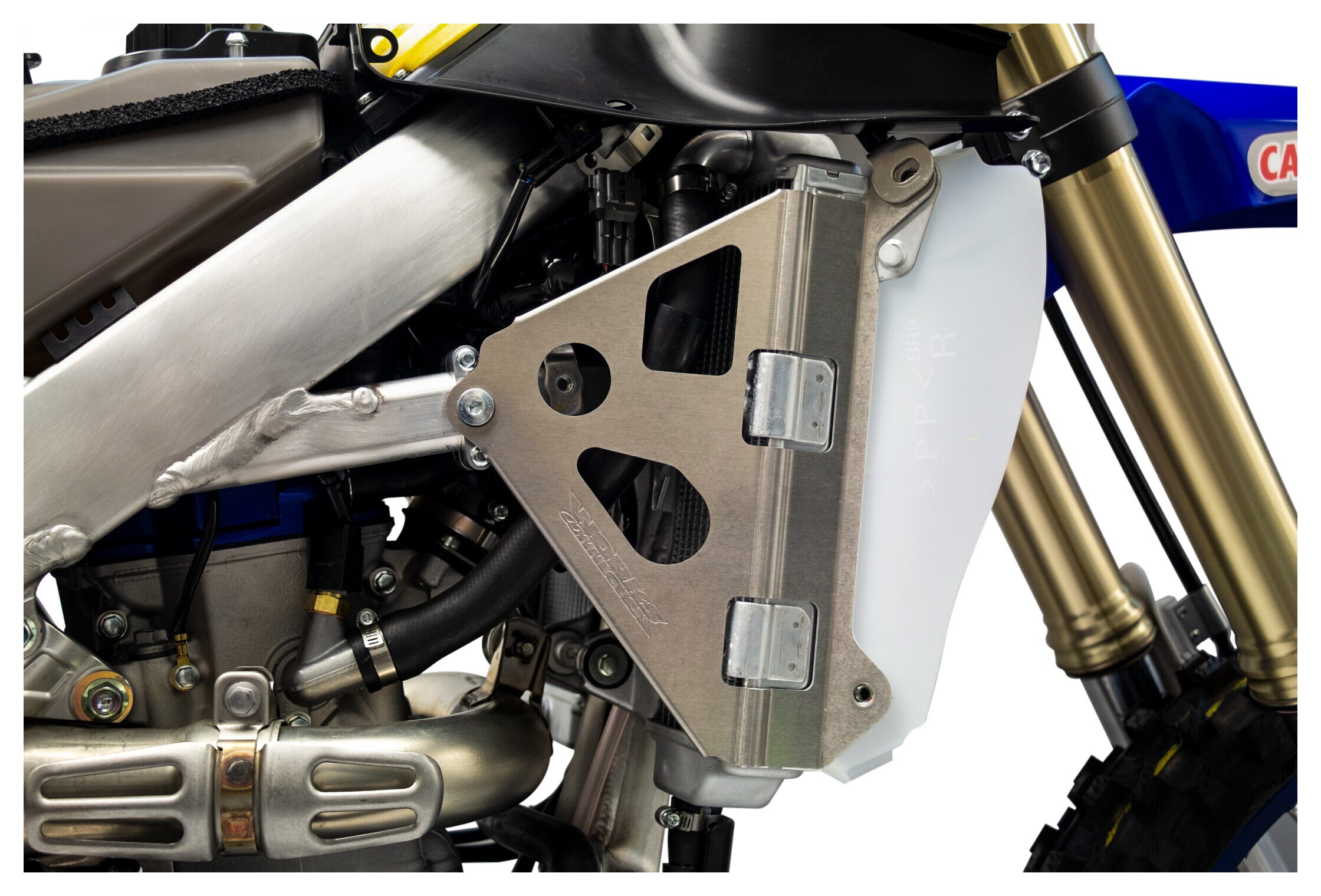 Works Connection Radiator Braces Yamaha YZ450FX 2019-2023 - RevZilla