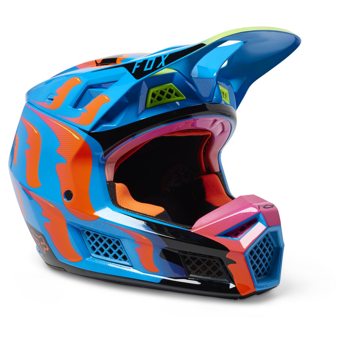 Fox Motocross Helmets Blue