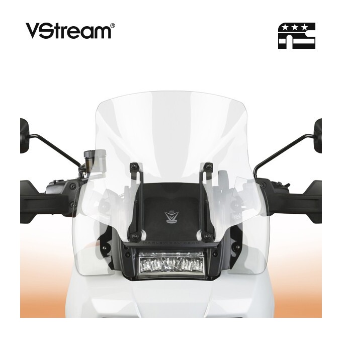 National Cycle VStream Windshield and Deflectors For Harley Pan America ...