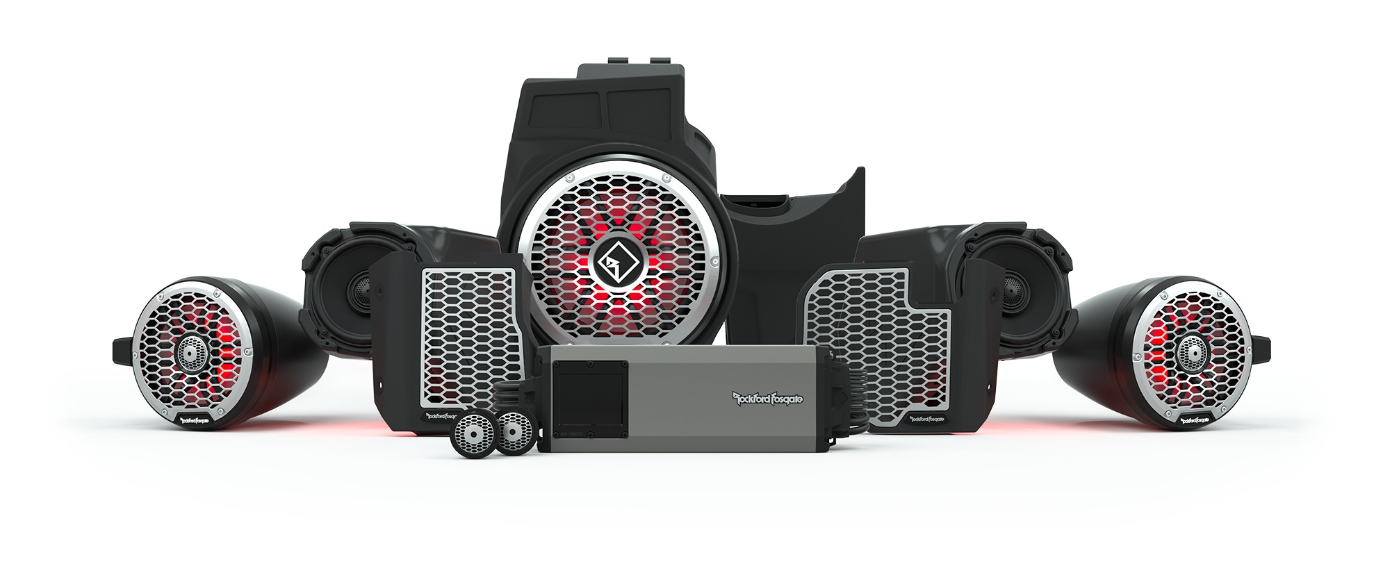 Rockford Fosgate Stage 5 Audio System Polaris RZR Pro XP w/Ride Command ...