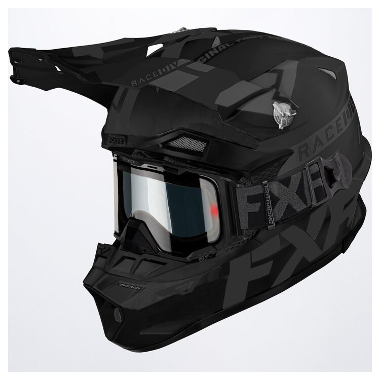 FXR Blade Cold Stop QRS Helmet With Electric Goggles - RevZilla