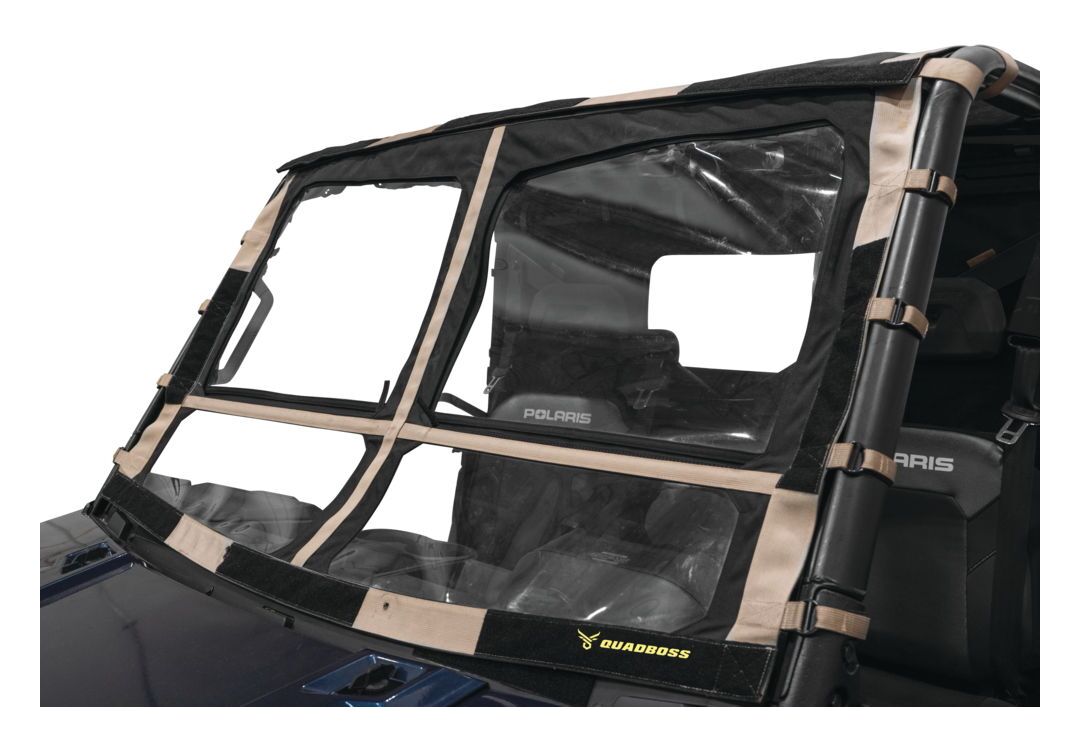 Quad Boss Soft Windshield Polaris Ranger 2013-2021 - RevZilla