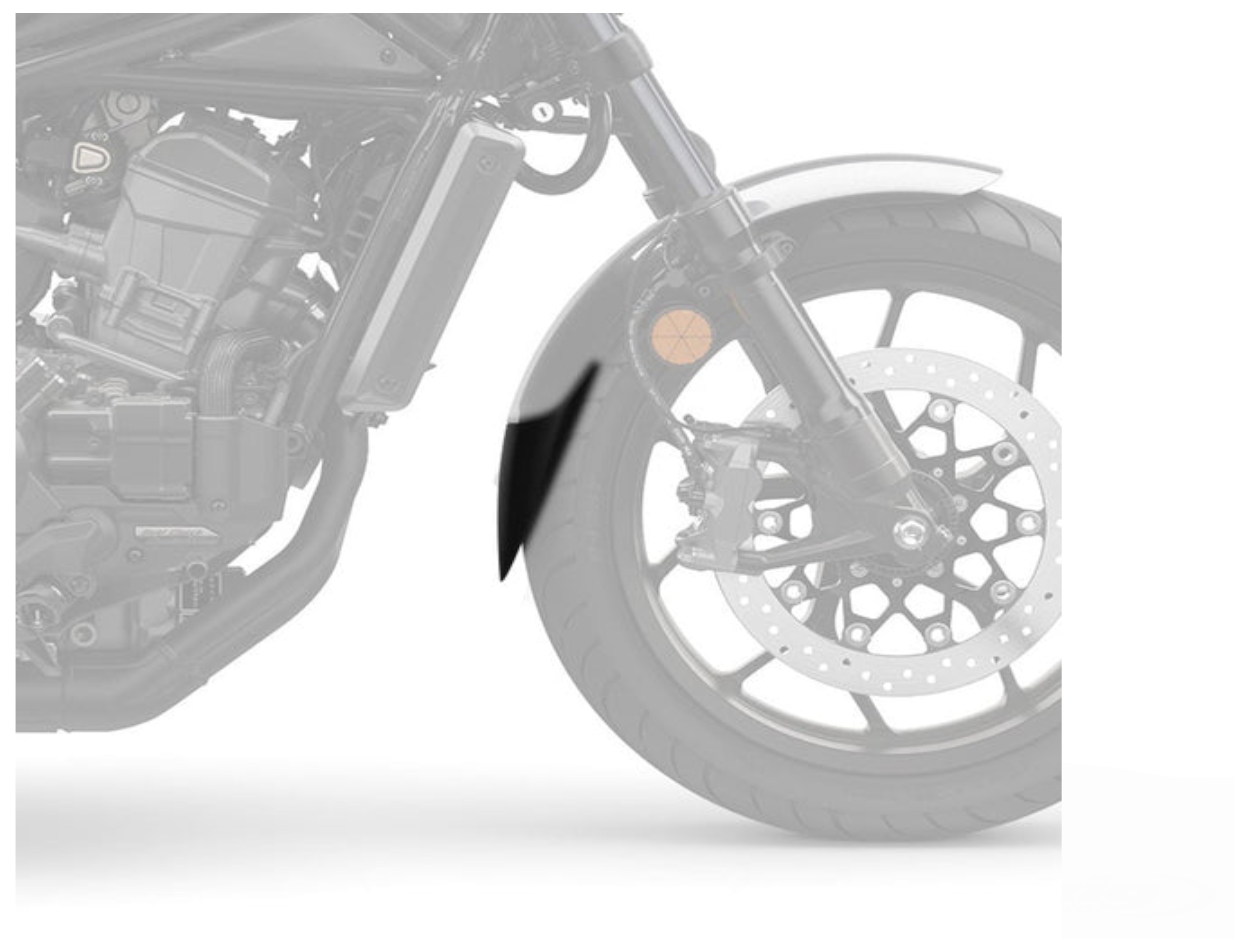 Puig Front Fender Extender Honda Rebel 1100 2021-2026 - RevZilla