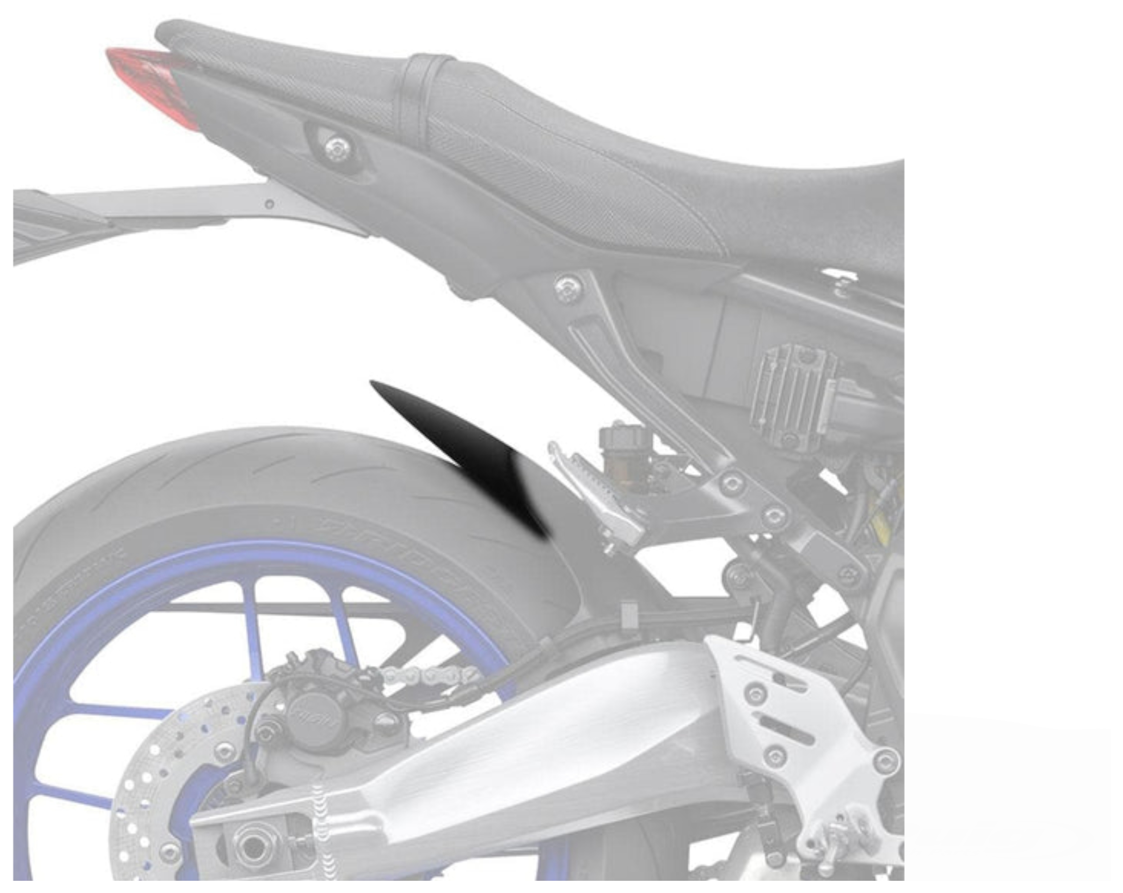 Puig Rear Fender Extender Yamaha MT-09 / SP 2021-2023 - RevZilla