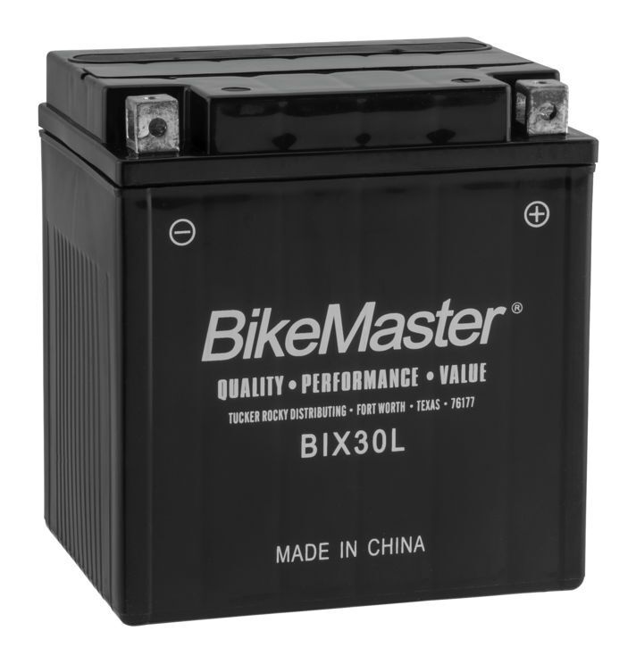 BikeMaster BIX30L-BS High-Performance Maintenance Free Battery - RevZilla