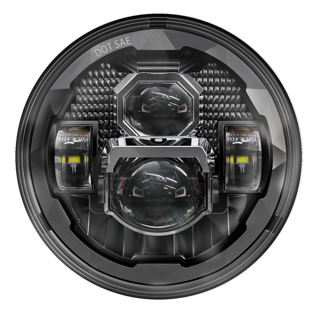 PathfinderLED Rugged Ultra View 7" LED Headlight For Harley 1994-2022 ...