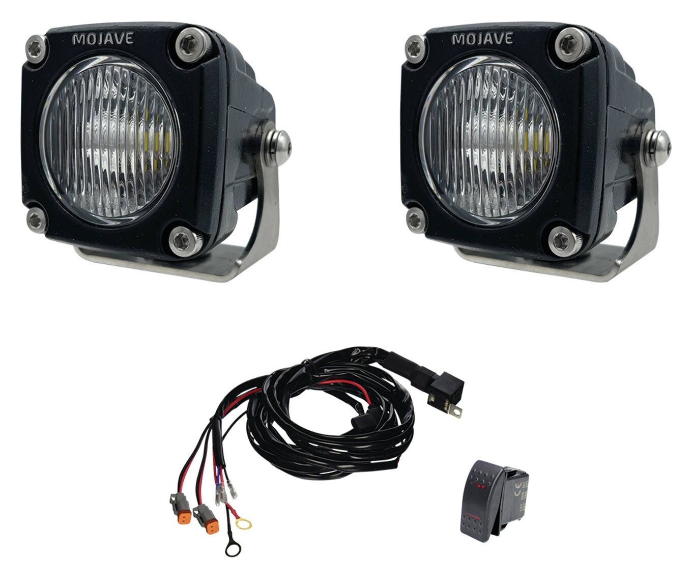 Tiger Lights Dual 2" Mojave 20 W LED Light Kit - RevZilla
