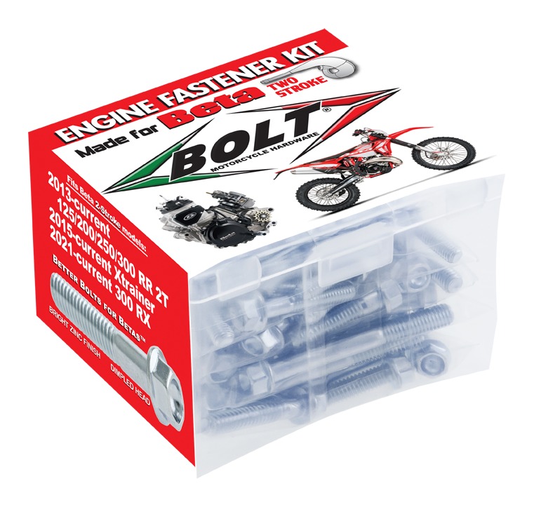 Bolt Hardware Engine Fastener Kit Beta 125cc-300cc RR / RX / Xtrainer ...