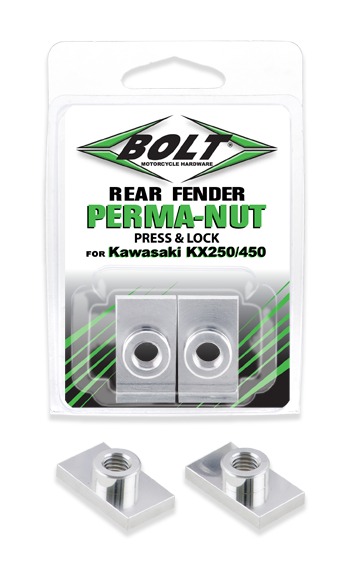 Bolt Hardware Rear Fender Perma Nuts Kawasaki KX250 / KX450 2019-2024 ...