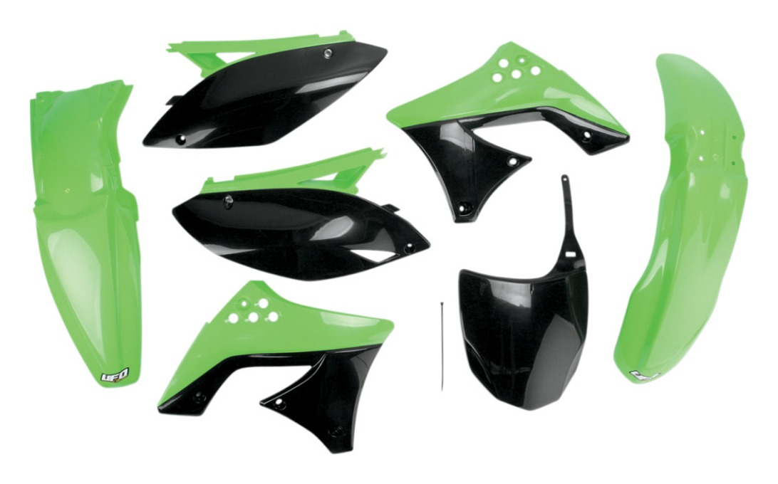 UFO Plastic Kit Kawasaki KX250F 2009-2012 - RevZilla