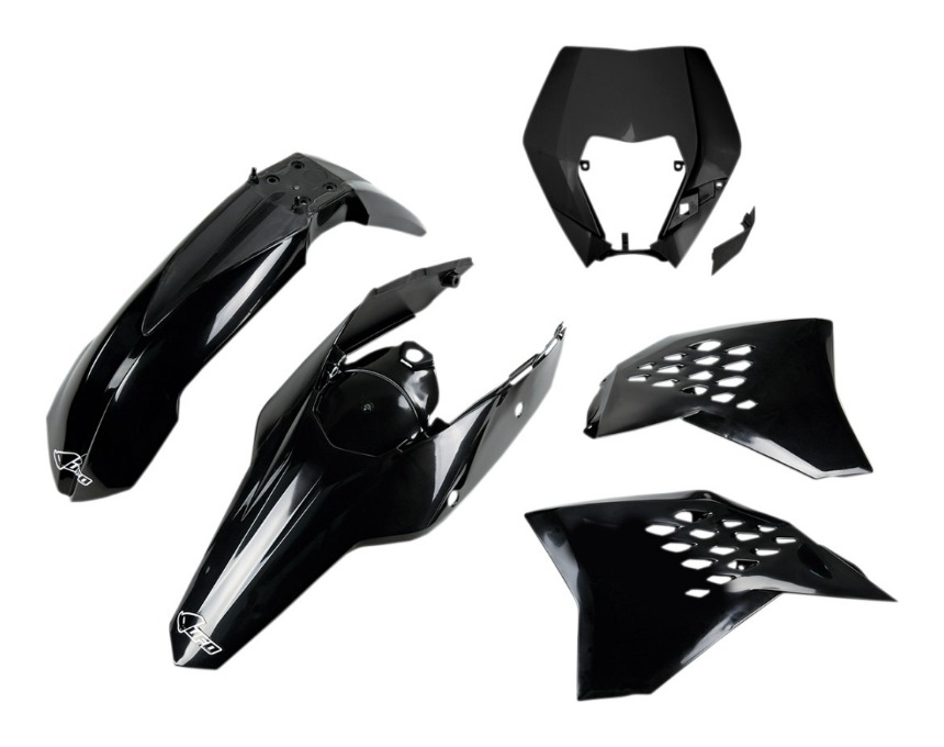 UFO Plastic Kit KTM XC-W / EXC 200cc-530cc 2008-2011 - RevZilla