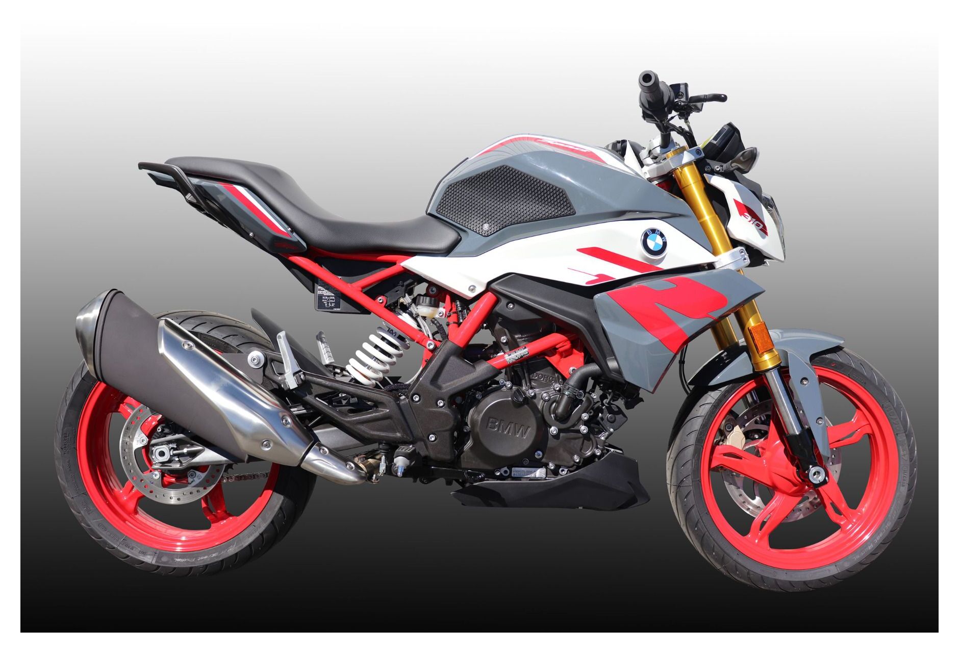 TechSpec Snake Skin Tank Pads BMW G310R 2021-2025 - RevZilla