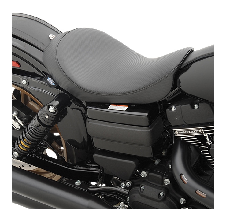 Drag Specialties Low Solo Seat For Harley Dyna 2006-2017 - RevZilla
