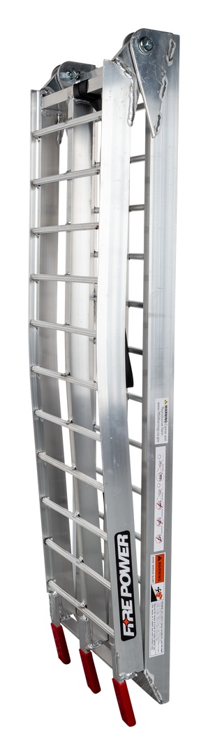 Fire Power Folding Curved Aluminum Ramp - RevZilla