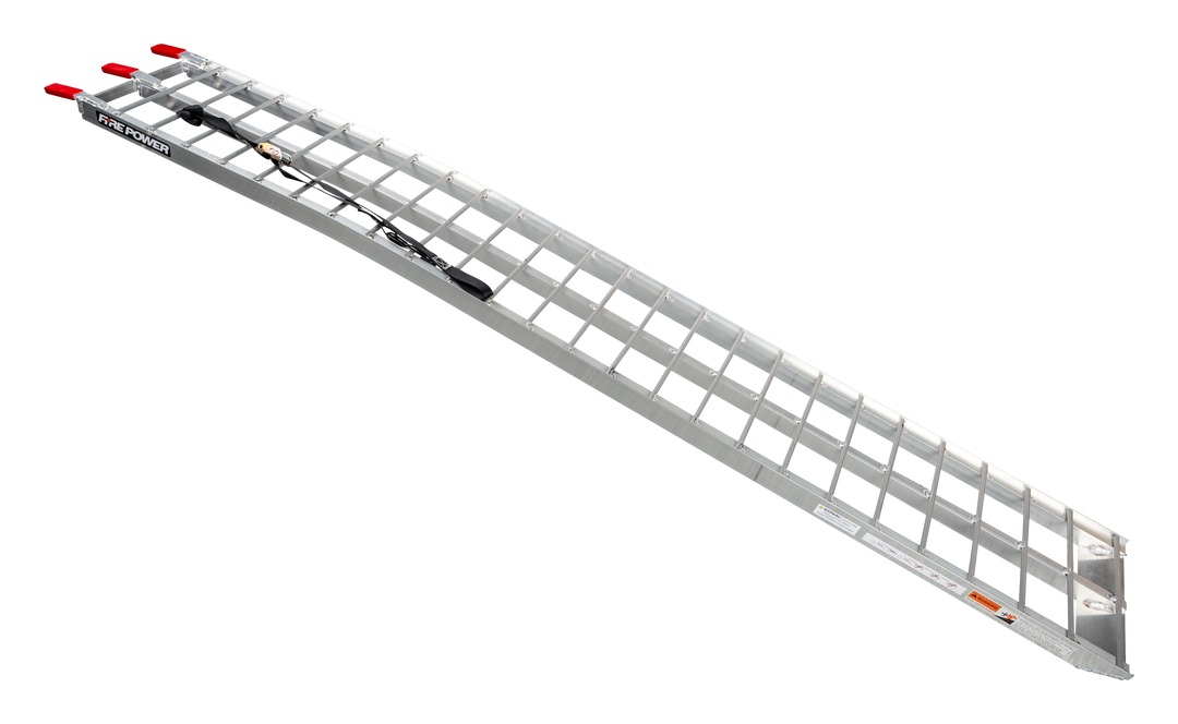 Fire Power One Piece Curved Aluminum Ramp - RevZilla