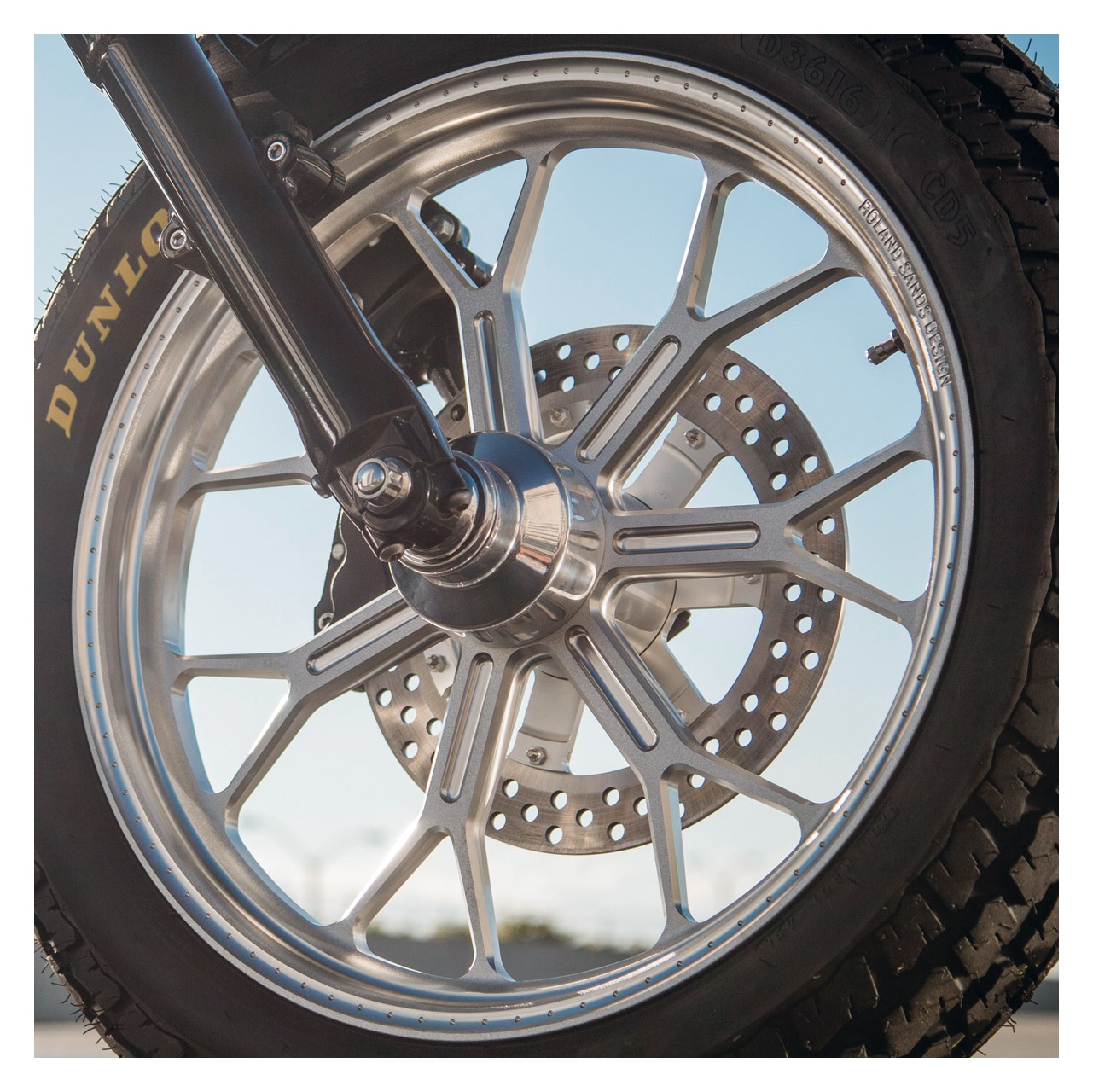Roland Sands Design Del Mar Machine Ops Front Wheel, 19" x 3" Non-ABS ...