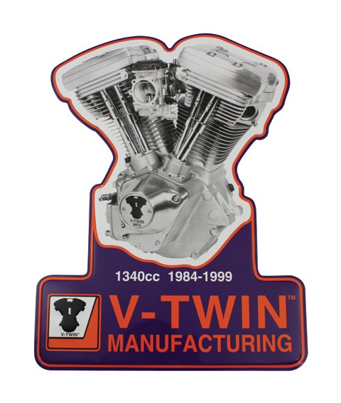 V-Twin Mfg. V-Twin Brand EVO Motor Plaque - RevZilla