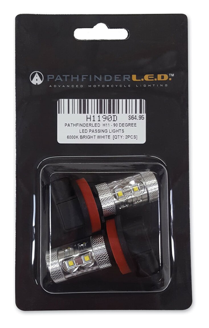 Pathfinder LED Rugged H11 Passing Light Kit For Indian 2014-2020 - RevZilla