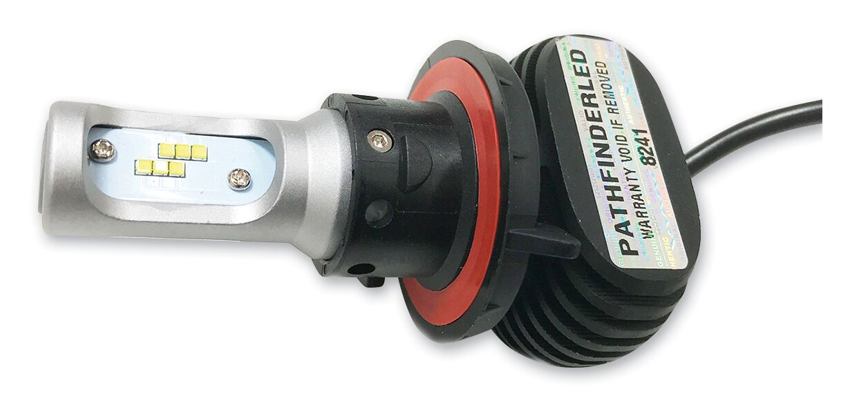 Pathfinder LED Fanless H13 LED Bulb For Harley Dyna Fat Bob 2008-2014 ...