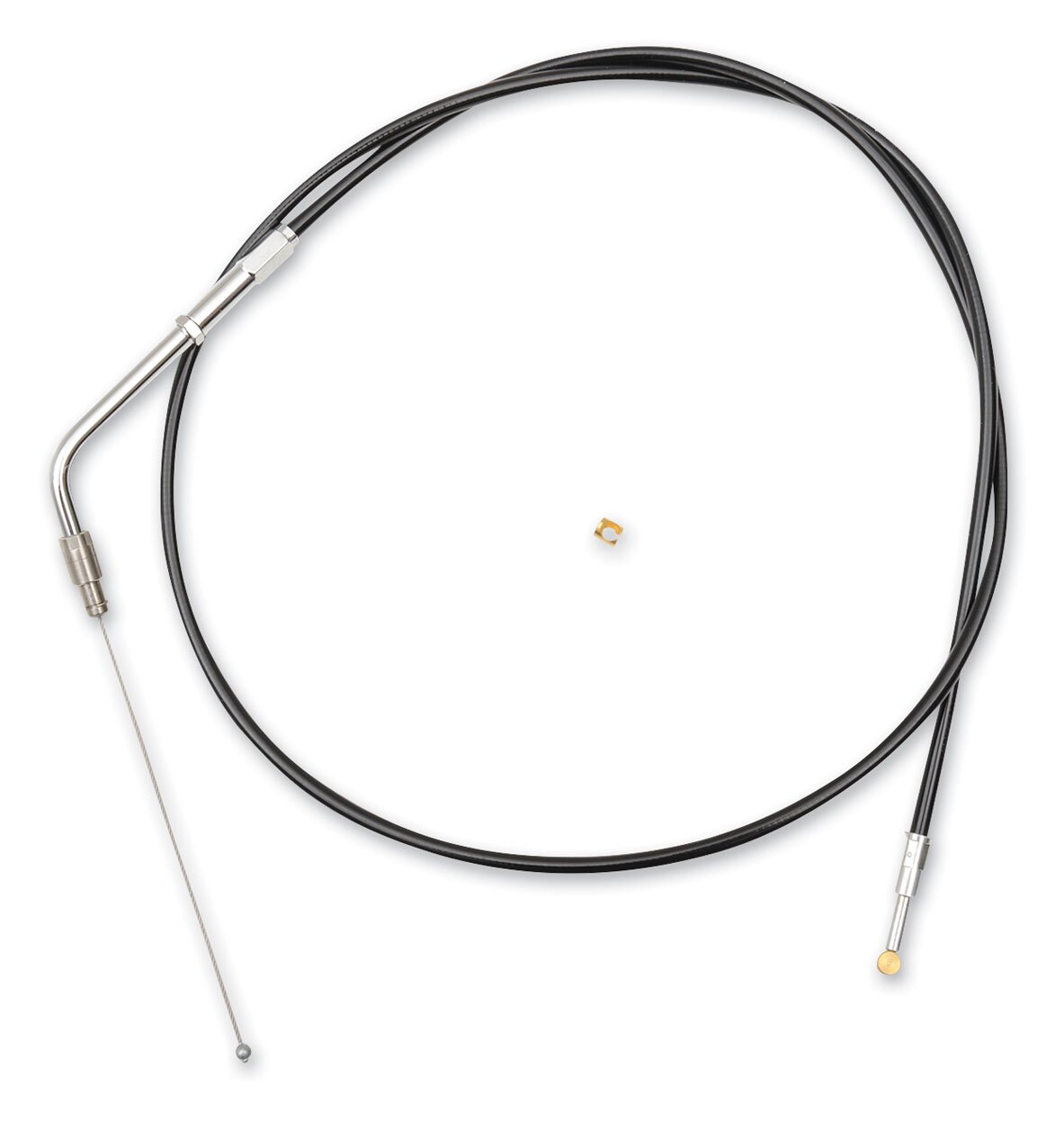 LA Choppers Black Vinyl Throttle Cable For Harley Softail / FXDWG 1996 ...