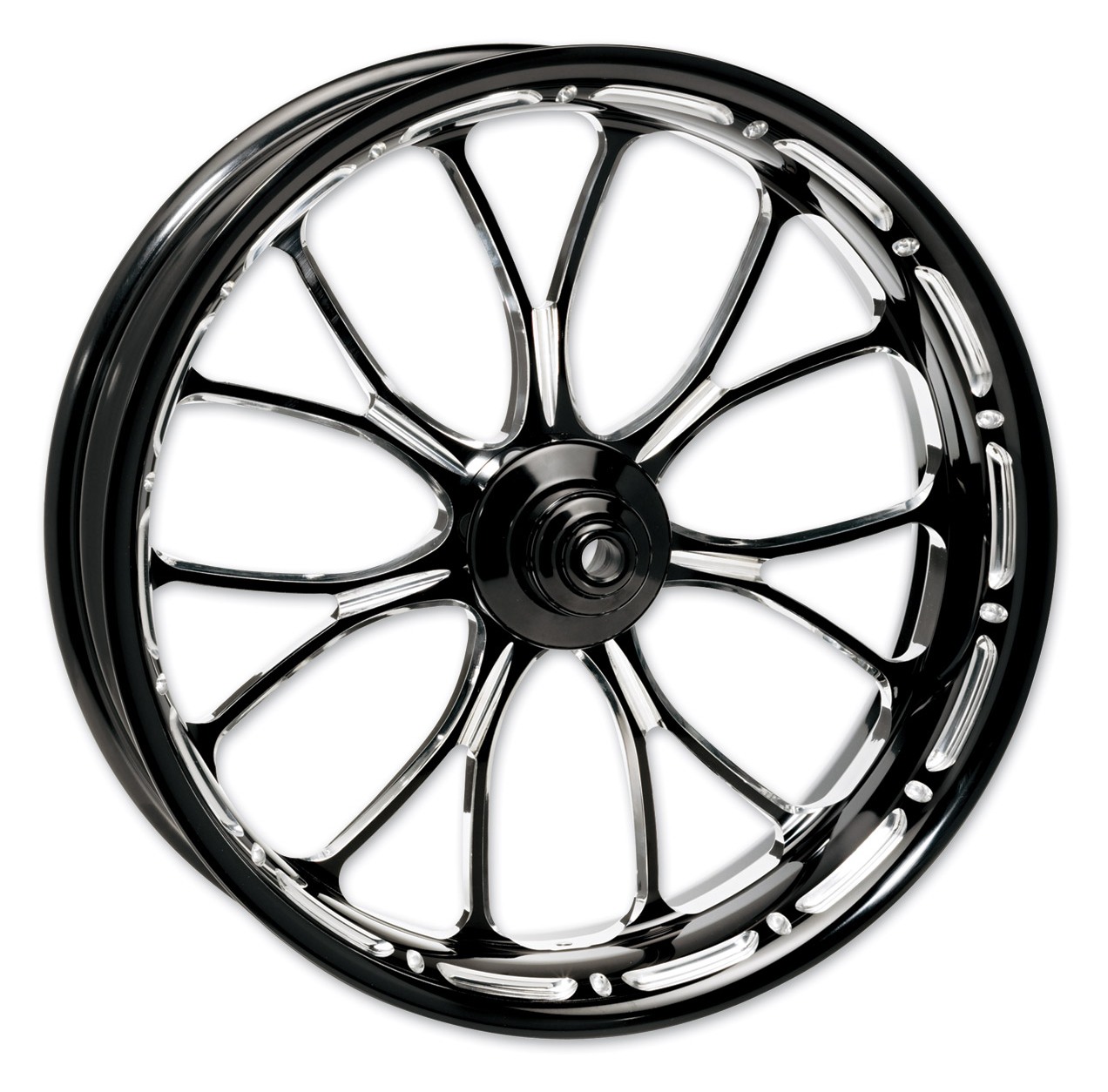 Performance Machine Contrast Cut Platinum Forged Heathen Rear Wheel ...