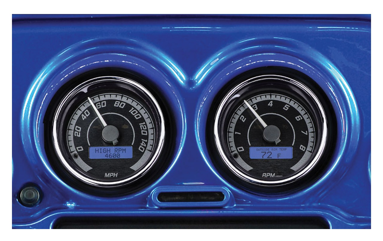 Dakota Digital MVX Two-Gauge Speedometer and Tachometer Kit For Harley ...