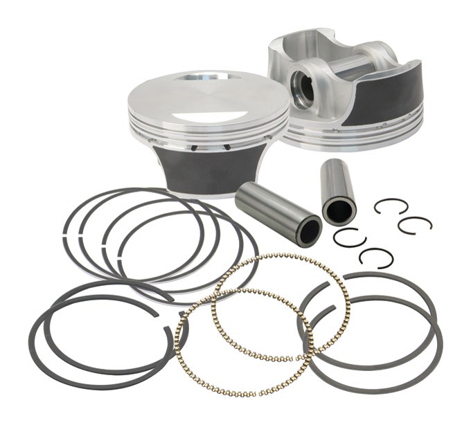 S&S Cycle 106" Replacement Piston Kit For Harley Twin Cam 2006-2017 ...