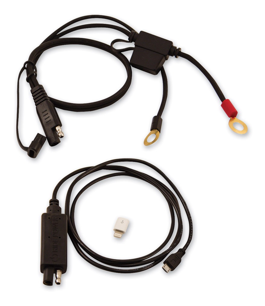 RidePower 2.0 Cell Phone / Electronic Device Charging Cable Kit - RevZilla