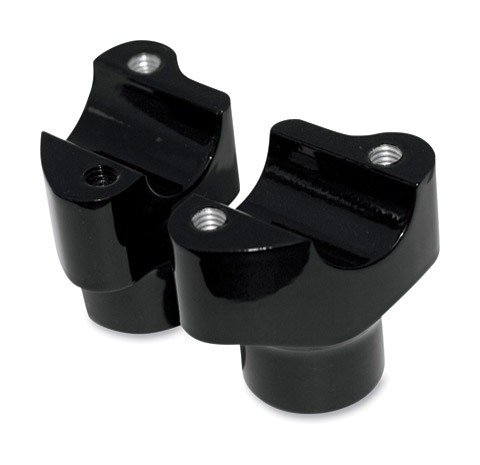 Milwaukee Twins Forged Aluminum Risers For Harley - RevZilla