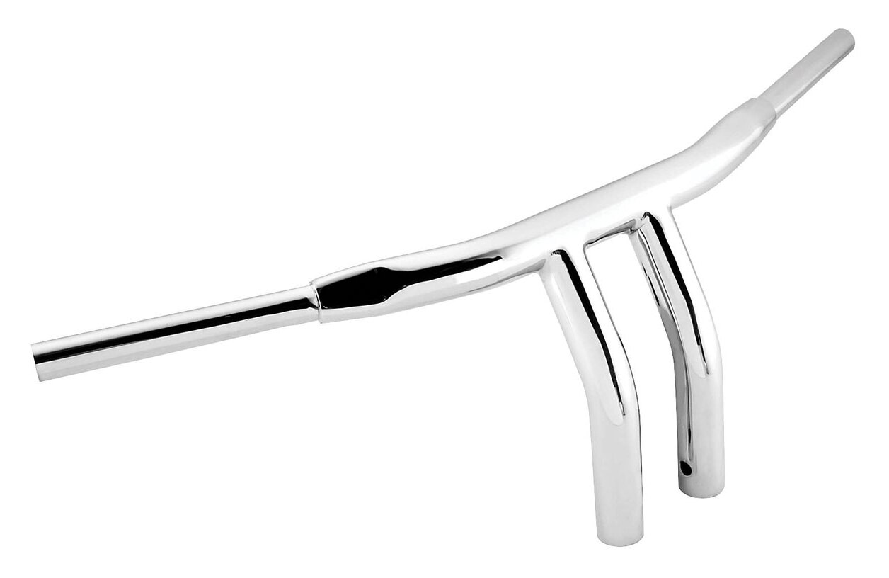 Biker's Choice 1-1/2" Fat Riser Handlebars For Harley - RevZilla