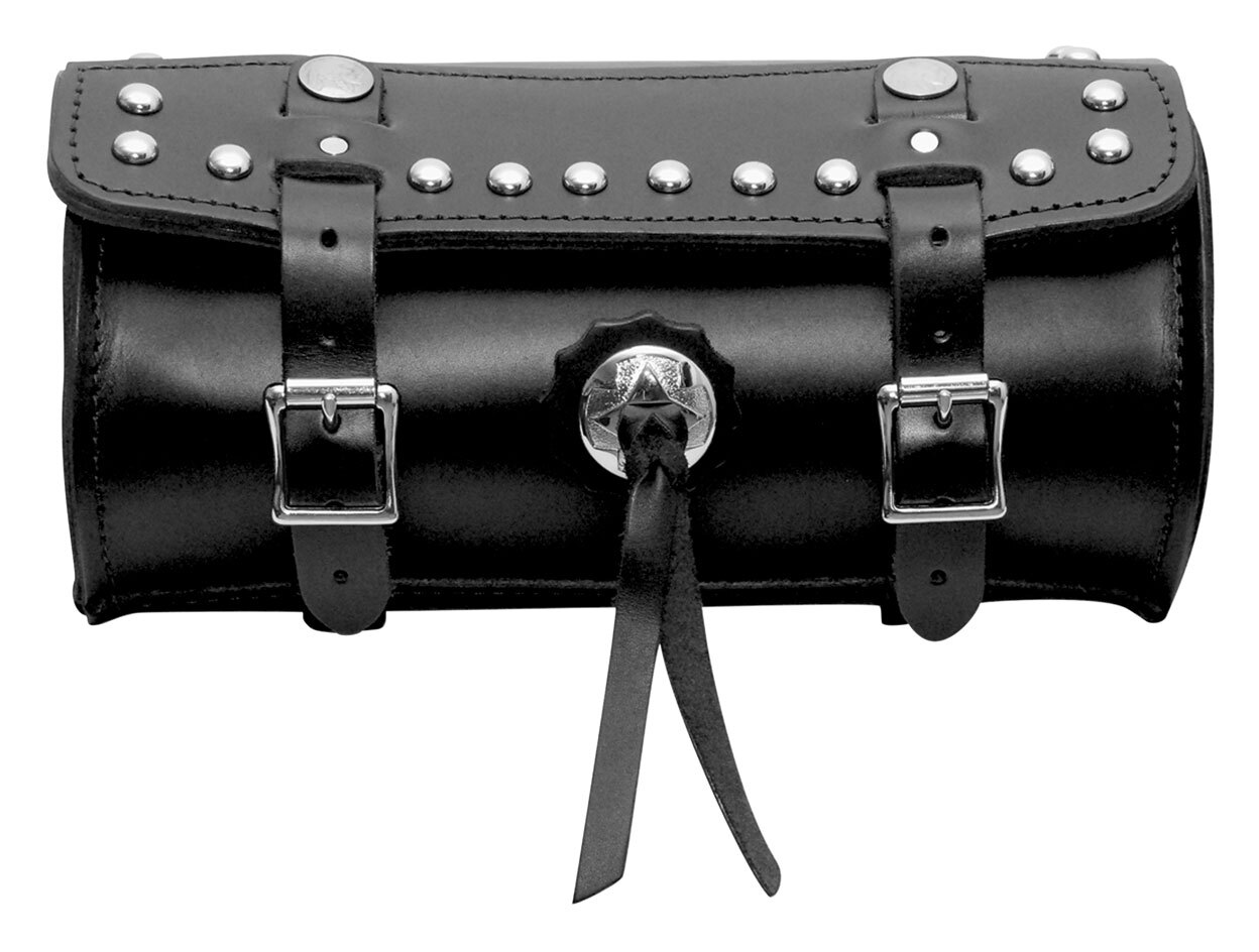 Leather Works Studded Tool Bag - RevZilla