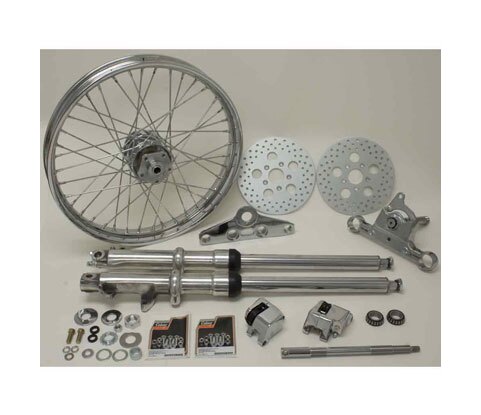 V-Twin Mfg. Dual Disc Front End Assembly For Harley 1948-1999 - RevZilla