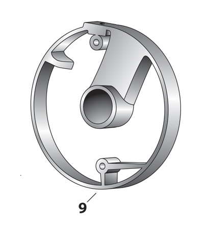 V-Twin Mfg. Drum Brake Left Side Plate For Harley FL 1948-1966 - RevZilla