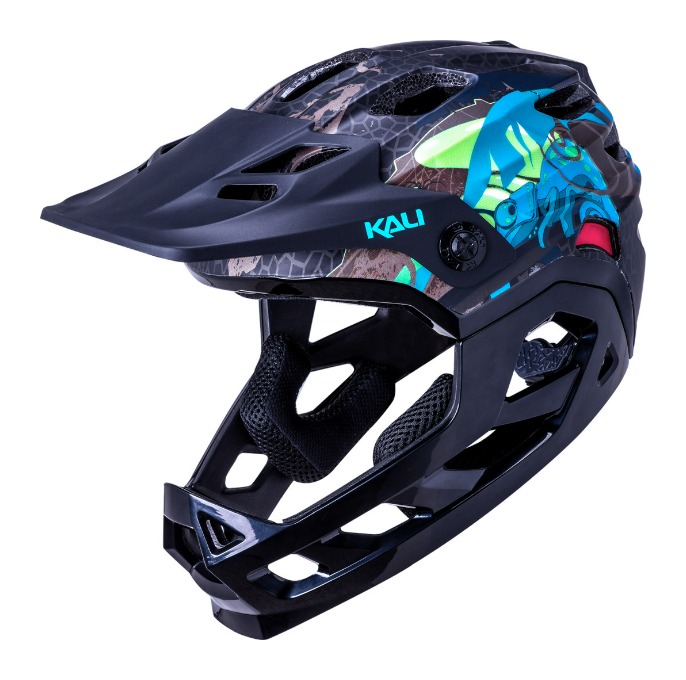 Kali Protectives Child Maya Full Face Lizard MTB Helmet - RevZilla