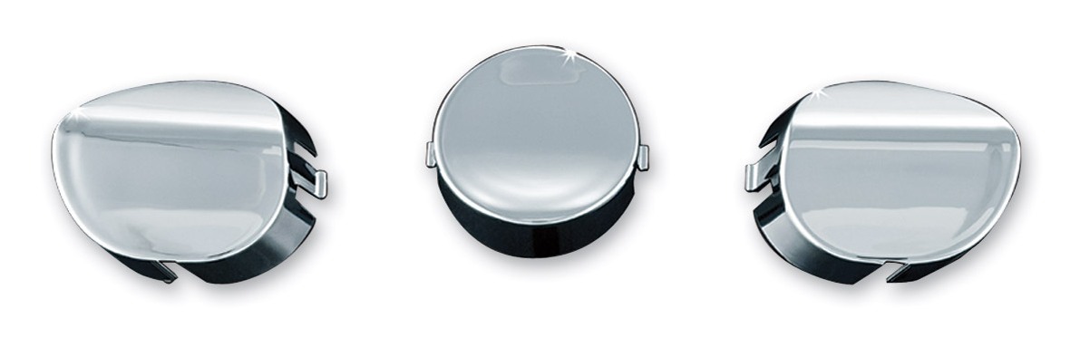 Kuryakyn Replacement Snap Caps For Deluxe Windshield Trim - RevZilla