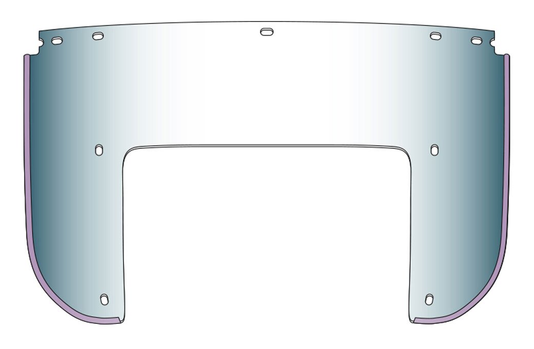 National Cycle 7 Bolt Pattern Replacement Bottom for Heavy Duty Beaded ...