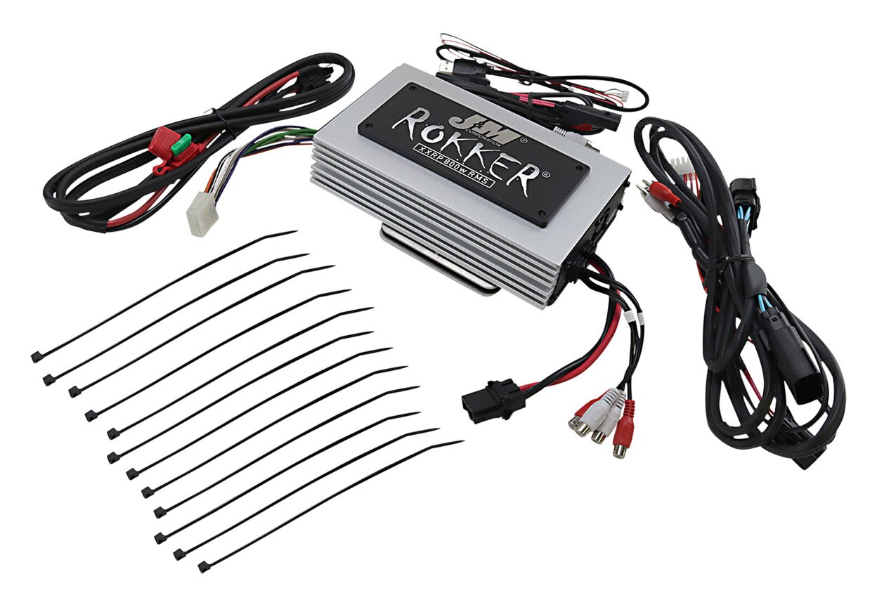 J&M Rokker XXR 800w 4-Channel DSP Programmable Amplifier Kit - RevZilla