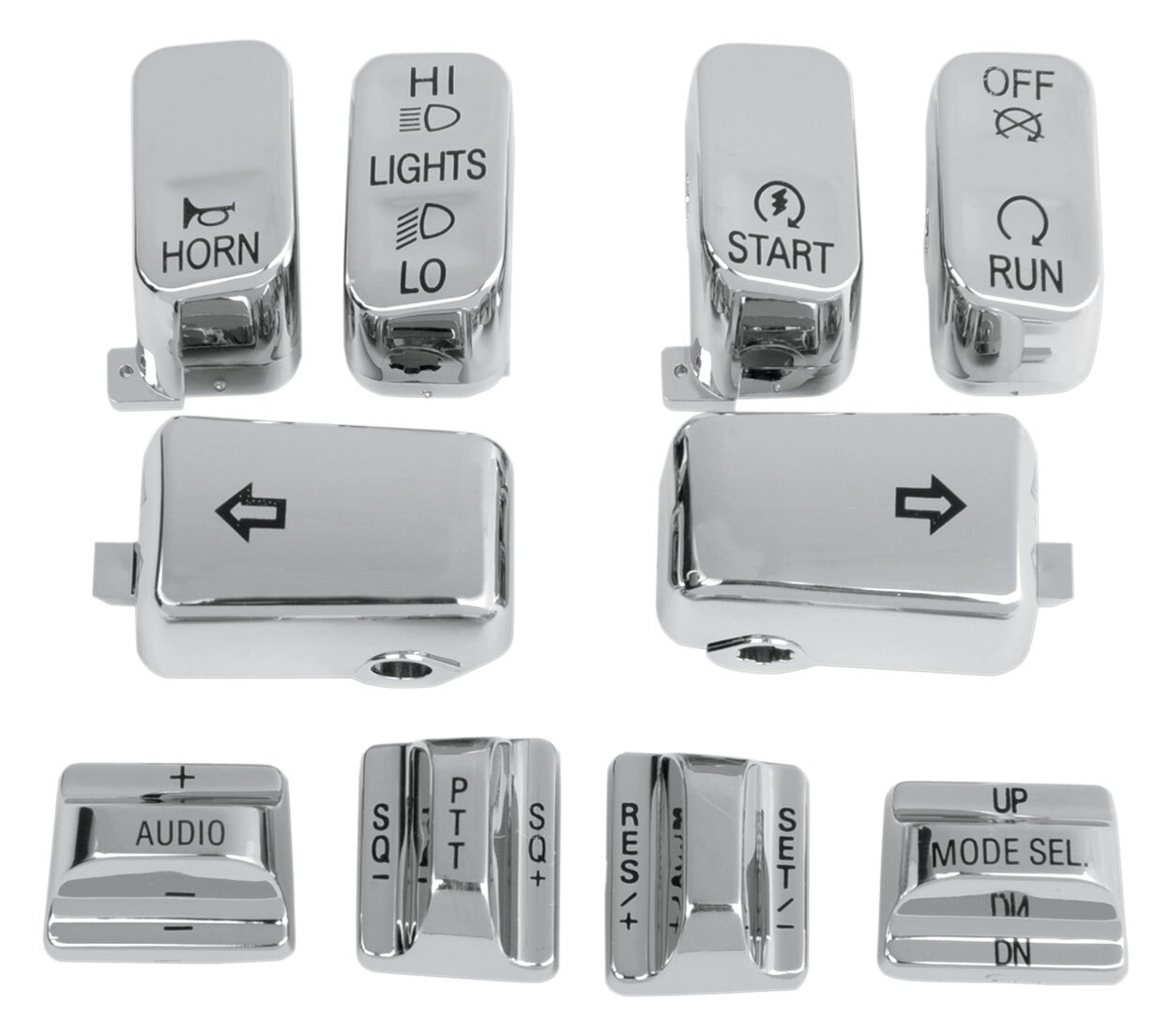 Drag Specialties Switch Cap Kit For Harley Big Twin 1996-2013 - RevZilla