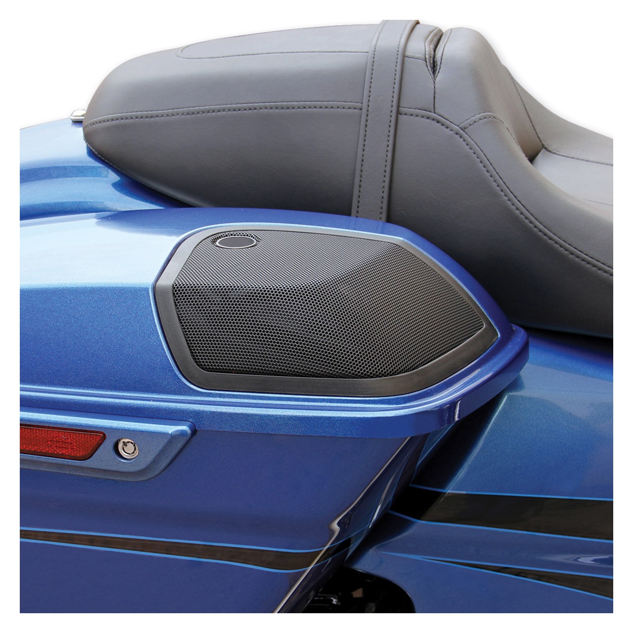 J&M Saddlebag Lid Speaker Grill Kit For Harley Touring 2014-2024 - RevZilla