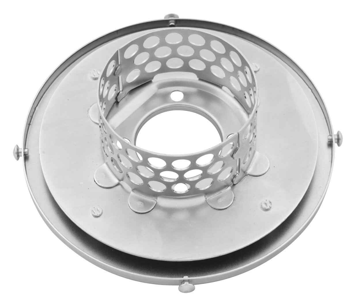 V-Twin Mfg. J-Slot 6" Air Cleaner Backing Plate For Harley FL / WL / UL ...
