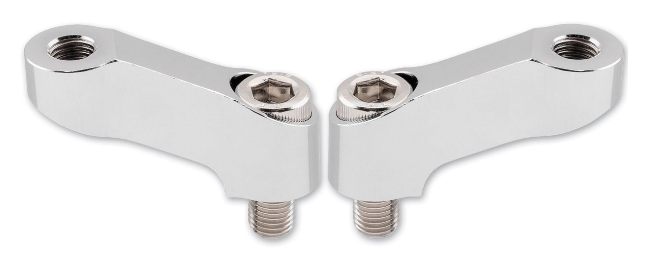 BikeMaster Chrome Mirror Extensions - RevZilla