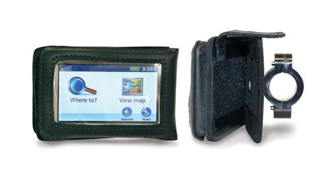Leatherworks GPS Detachable Case For 1" Handlebars - RevZilla