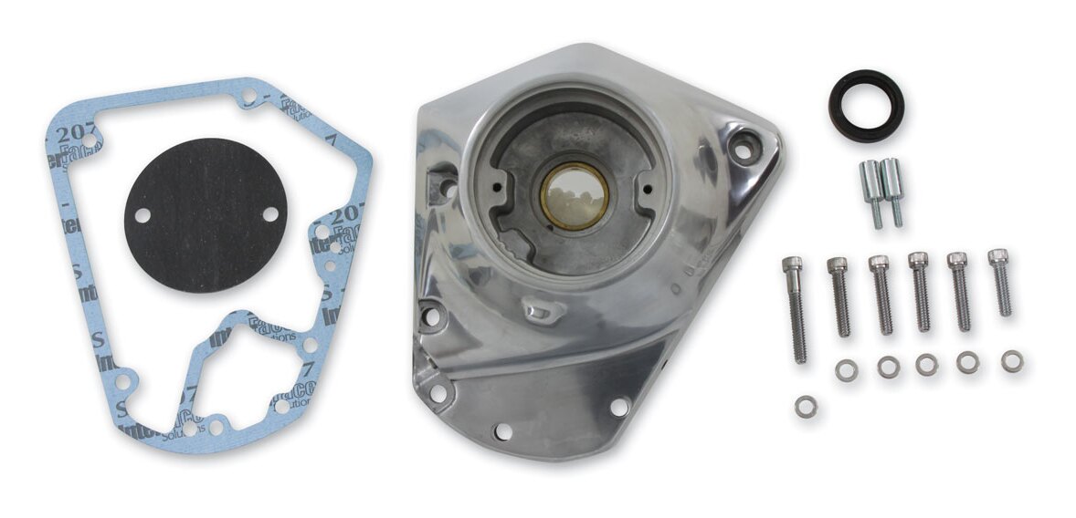 V-Twin Mfg. Polished Nose Cone Cam Cover For Harley Big Twin 1973-1992 ...