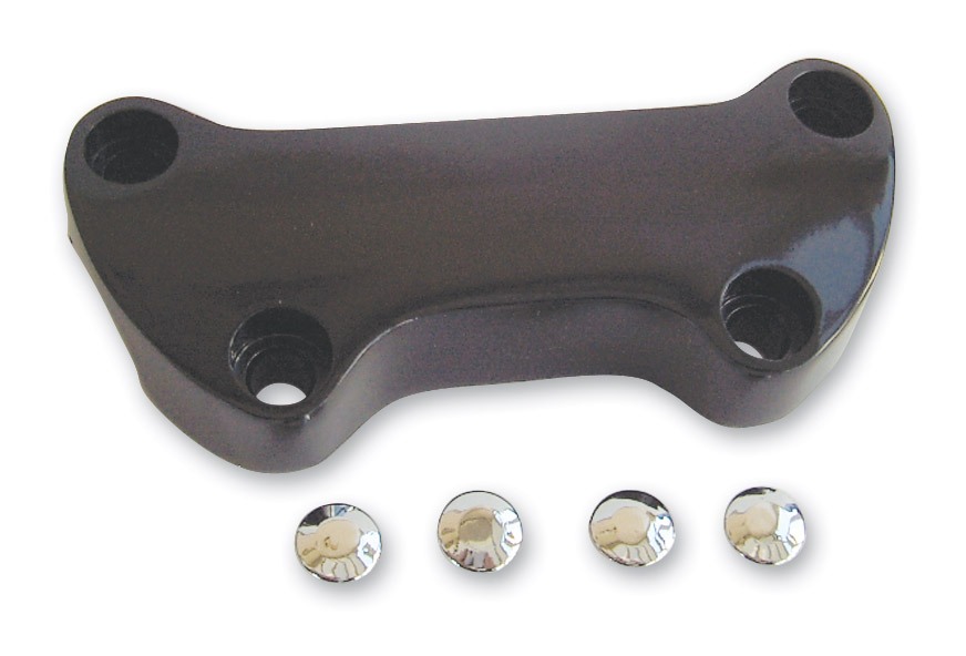 Milwaukee Twins Standard Smooth 1" Handlebar Top Clamp - RevZilla