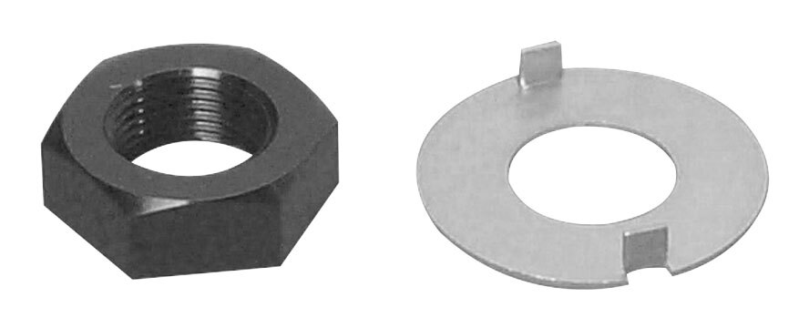 V-Twin Mfg. Sprocket Nut And Lock Tab For Harley FL 1955-1969 - RevZilla