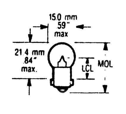 V-Twin Mfg. Hi-Beam Indicator Bulb - RevZilla