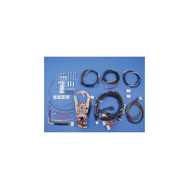 V-Twin Mfg. Wiring Harness / Dash Base Assembly For Harley Softail 1991 ...