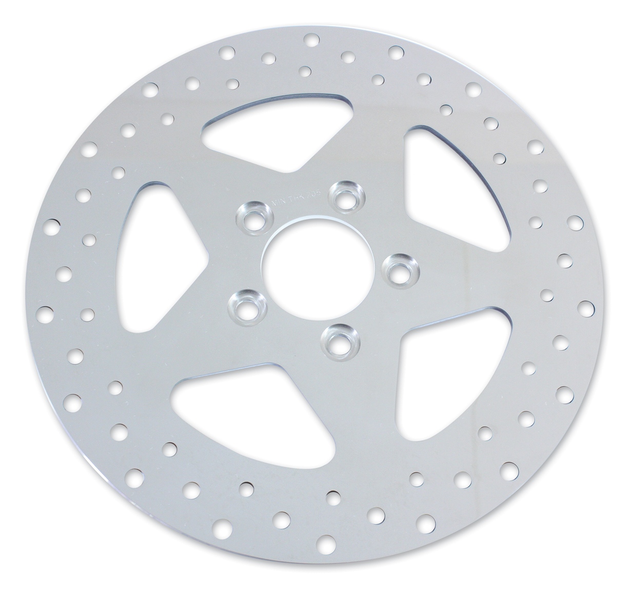 V-Twin Mfg. 11.5" Polished Stainless Rear Disc Brake Rotor For Harley ...